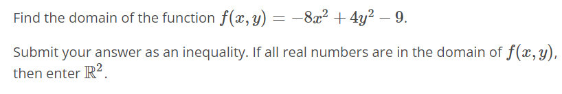 Solved Find the domain of the function | Chegg.com