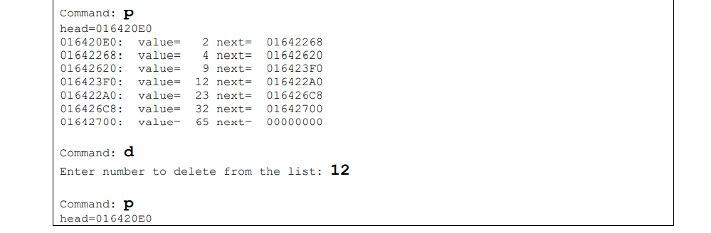 Solved Programming Assignment Create IntList.h and | Chegg.com