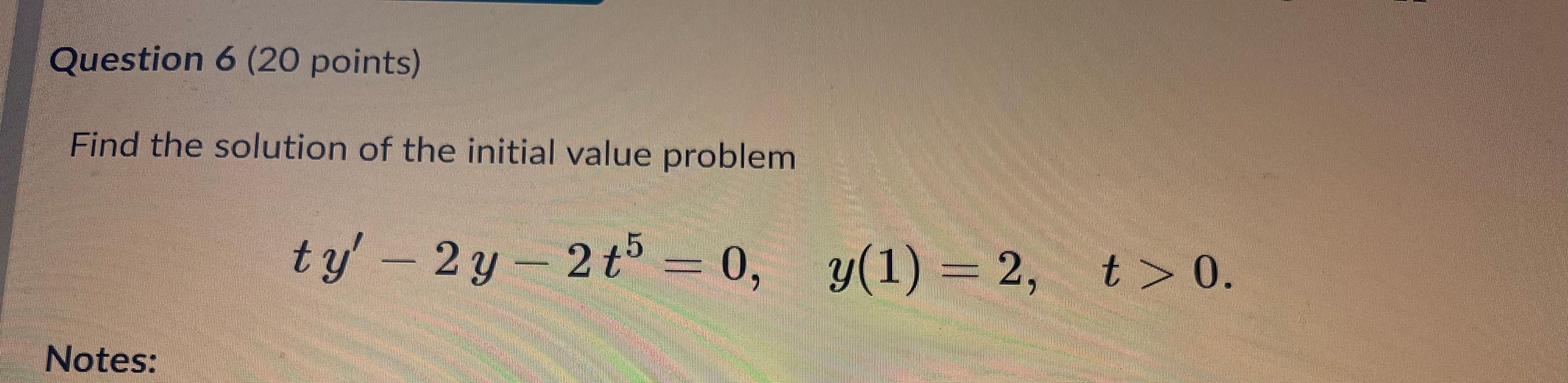 Solved Find the solution y(t) of the initial value problem | Chegg.com