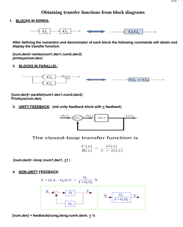 Solved b)Obtaining transfer functions from block diagrams 1. | Chegg.com
