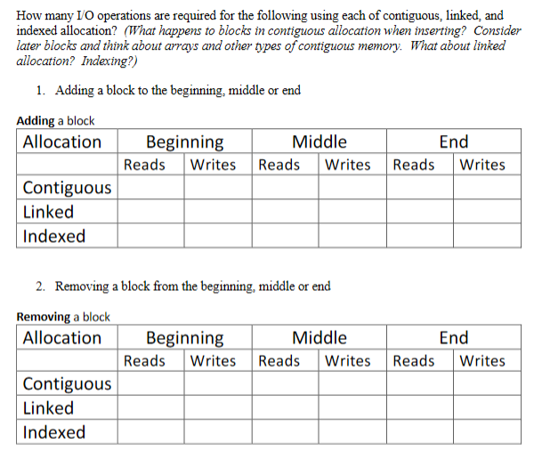 Solved Consider A File Consisting Of 20 Blocks Assuming 5845