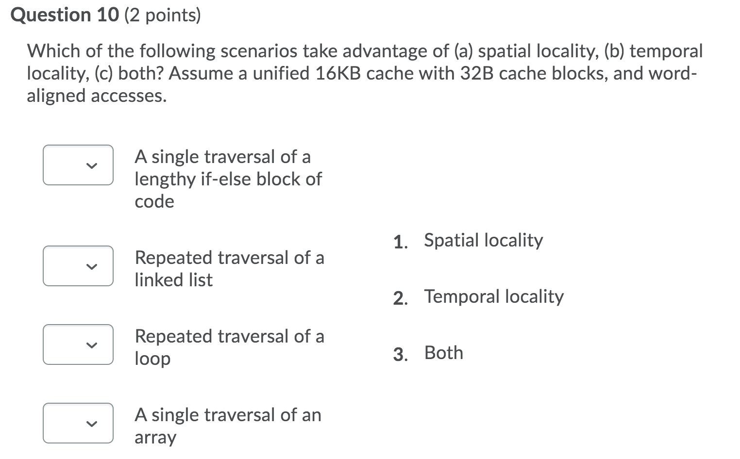 Solved Question 5 (2 points) Why are SRAM cell arrays | Chegg.com