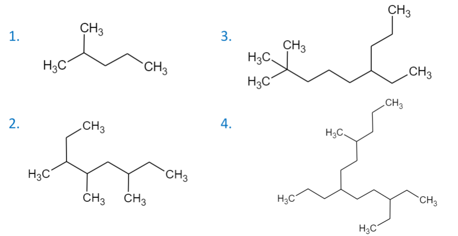 Solved Give the IUPAC names for the followingDraw the | Chegg.com