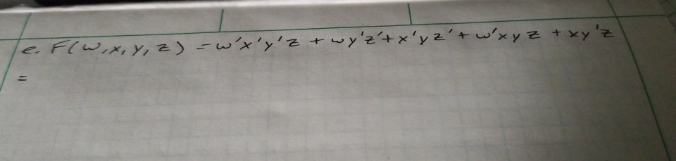 Solved Simplify using Boolean algebra. | Chegg.com
