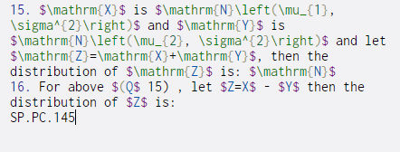 Solved 15. $\mathrm{X}$ is $\mathrm{N}\left(\mu_{1}, | Chegg.com