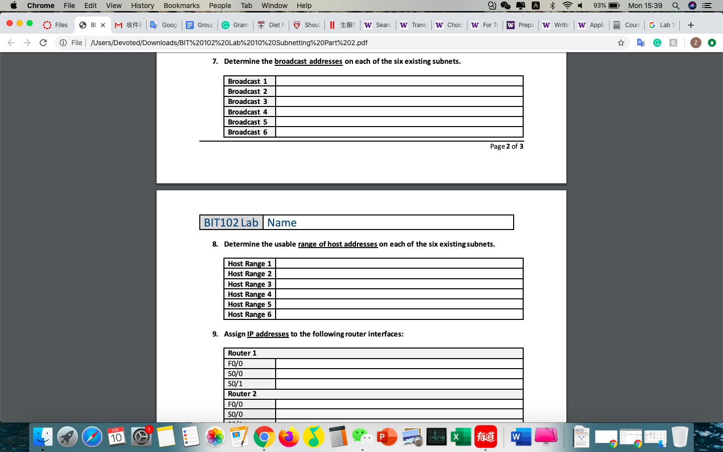 ý Chrome File Edit View History Bookmarks People Tab | Chegg.com