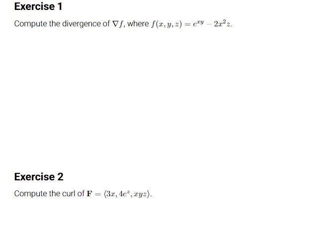 Solved Compute the divergence of ∇f, where | Chegg.com