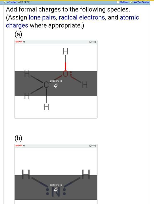 Solved My Notes Ask Your Te 1 points McMB 2 P 001 Add formal | Chegg.com