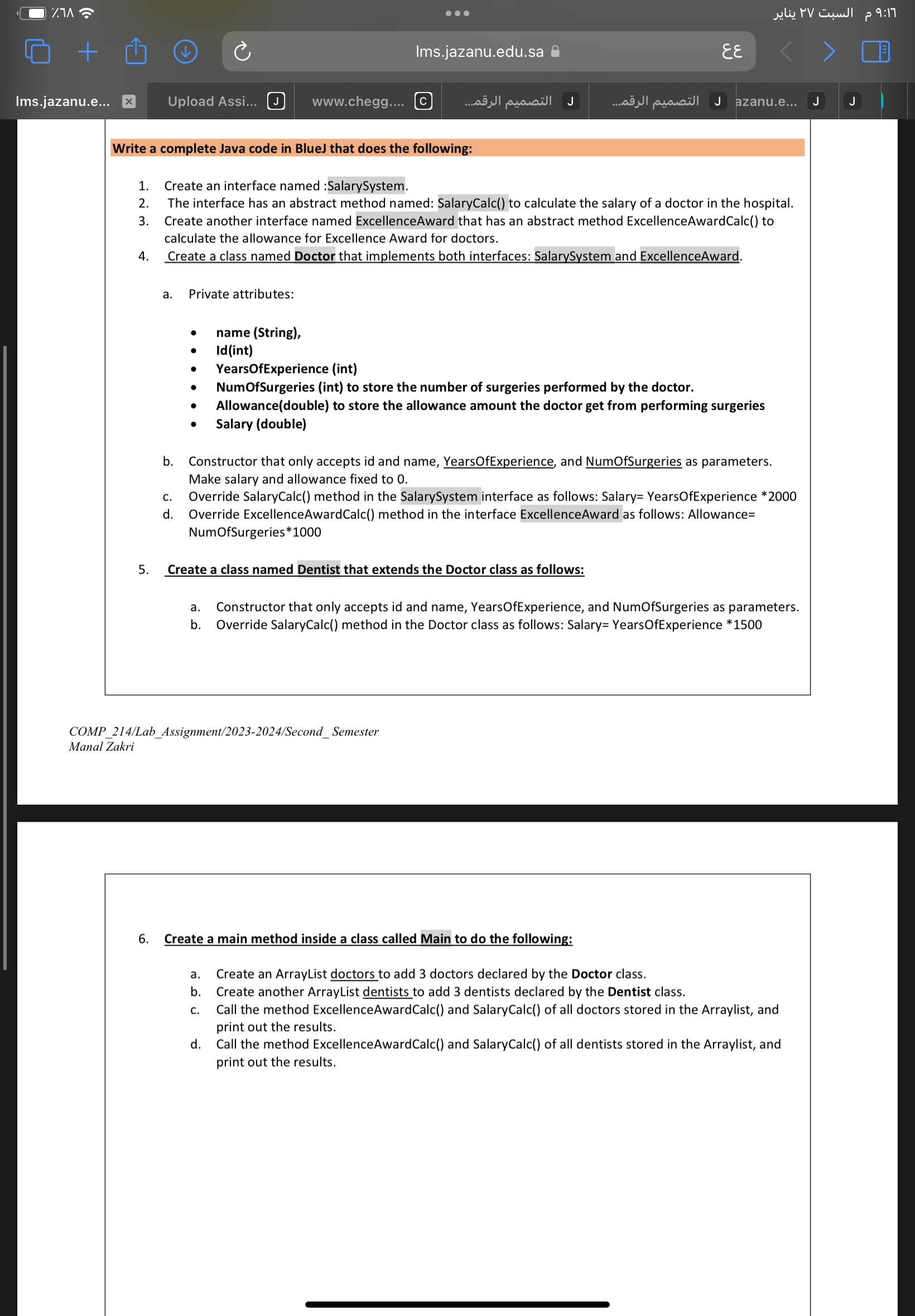 Solved Write a complete Java code in BlueJ that does the | Chegg.com