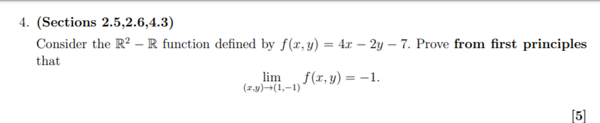 Solved 4. (Sections 2.5,2.6,4.3) Consider the R2 – R | Chegg.com