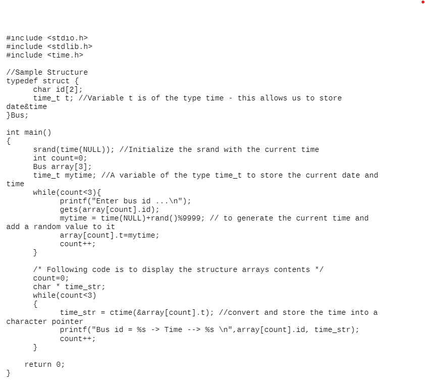 Solved I need a C program for: In this problem, you are | Chegg.com