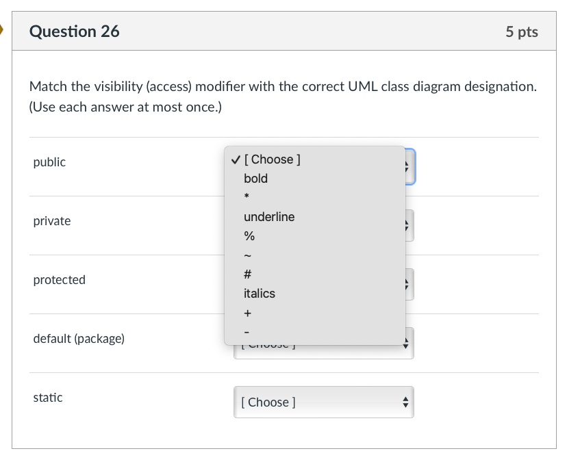 Solved Match the OOP concept with the correct UML class | Chegg.com Solved Match the OOP concept with the correct UML class | Chegg.com