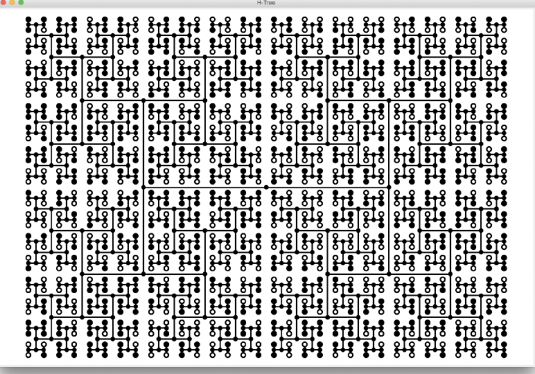 Solved Lab 14: H-Tree Fractal In spirit of the recursive | Chegg.com