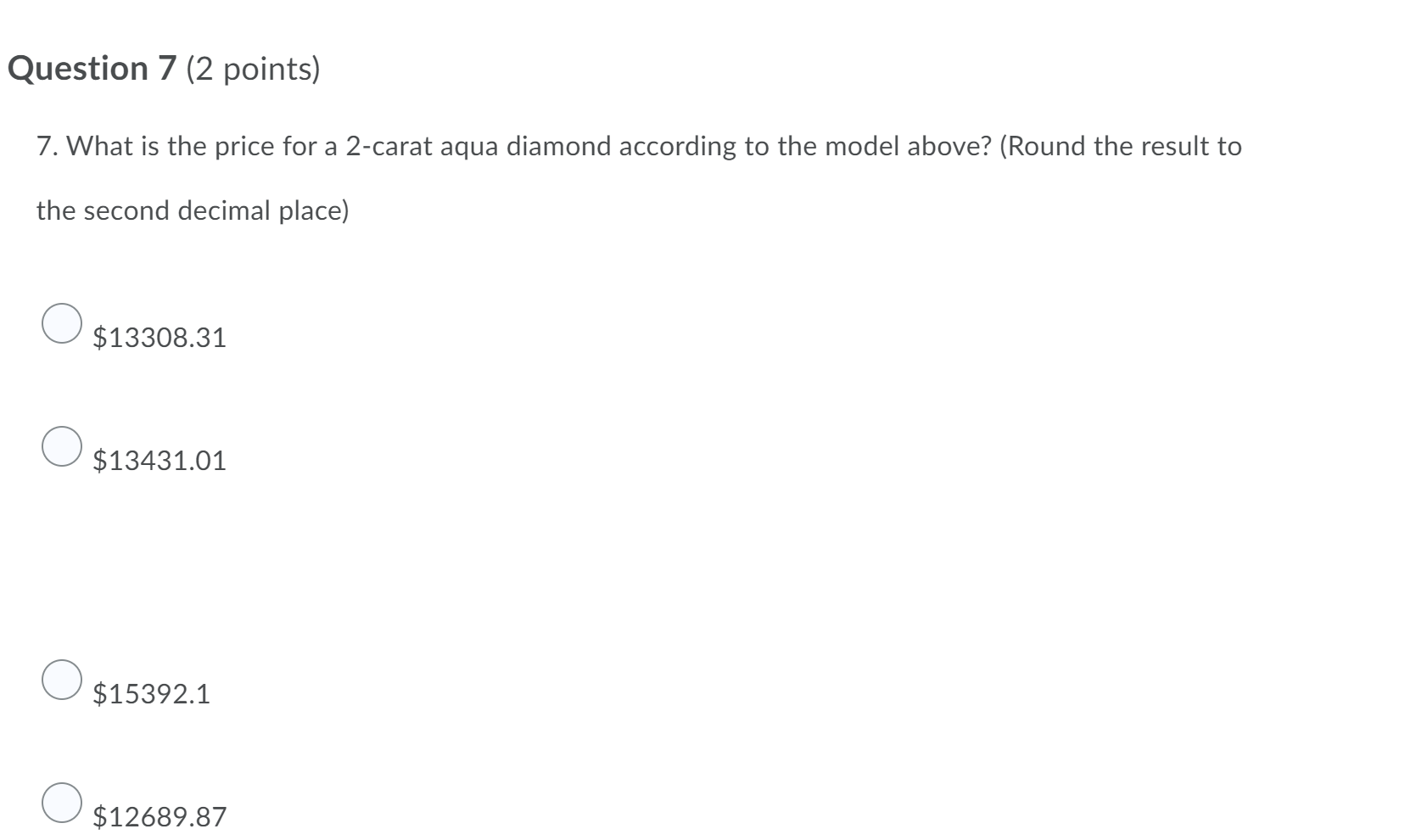 Solved Use the following information to answer question 3 to | Chegg.com