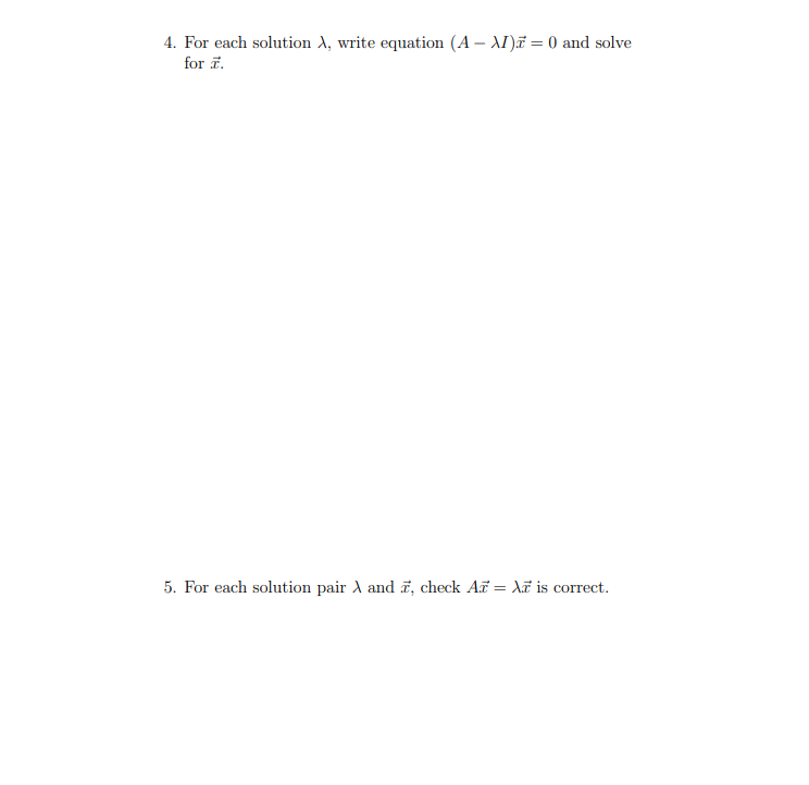 Solved Linear Algebra Chapter 6 Eigenvalues and | Chegg.com