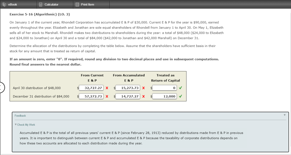 Solved eBook Calculator Print Item Exercise 5-16 | Chegg.com