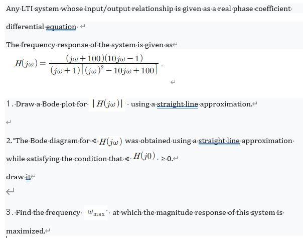 Solved Any-LTI-system-whose input/output relationship is | Chegg.com