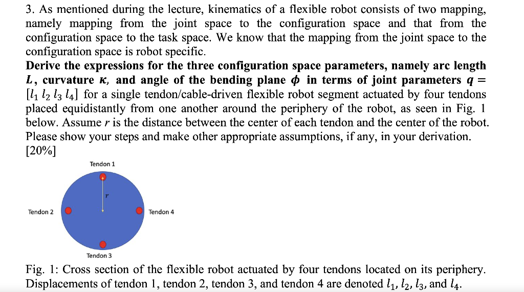 Solved 3. As mentioned during the lecture, kinematics of a | Chegg.com
