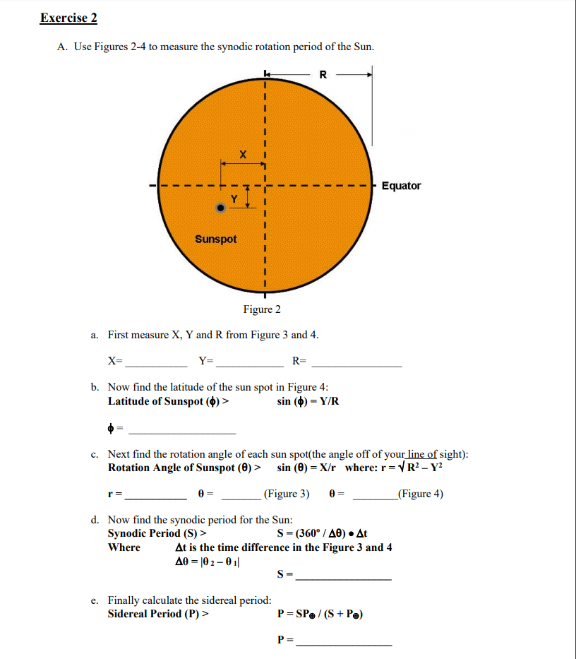 Solved Name: Sun Spot Lab I Objective To identify and | Chegg.com