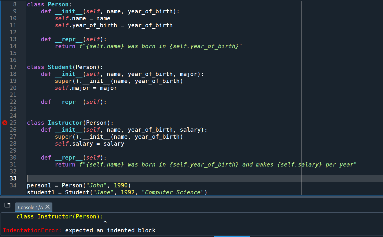 Solved Implement a superclass named Person. Make two | Chegg.com