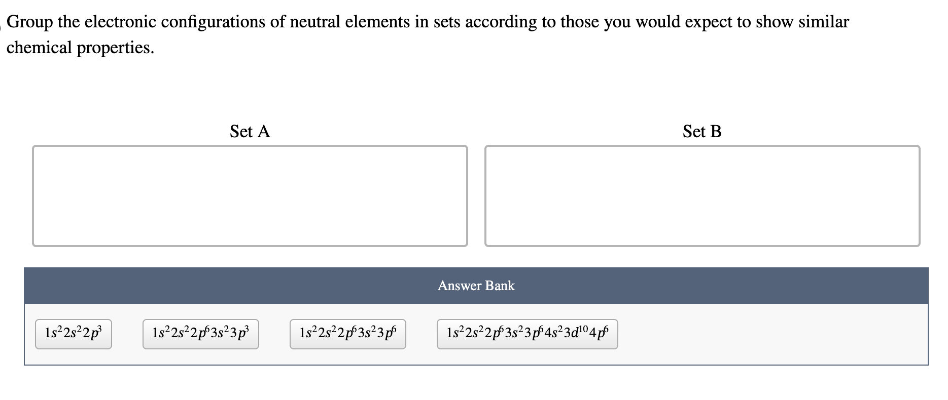 Solved Determine the chemical symbols for the neutral | Chegg.com