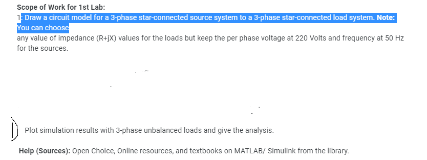 Solved Scope of Work for 1st Lab: 1: Draw a circuit model | Chegg.com