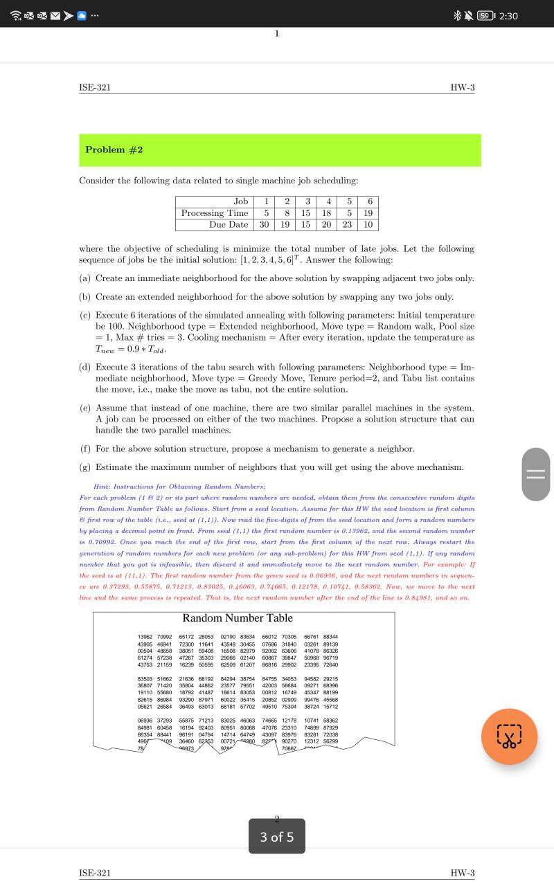 Consider the following data related to single machine | Chegg.com
