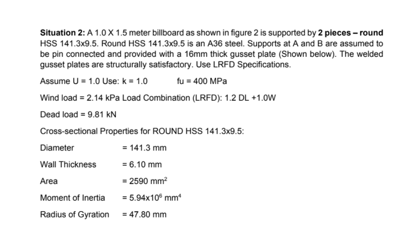 Solved Determine the safe tensile capacity of the section | Chegg.com
