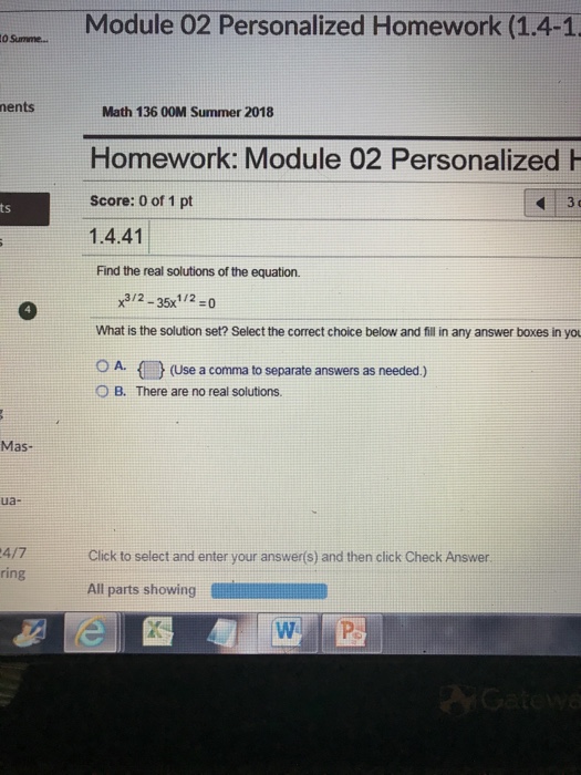Solved Module 02 Personalized Homework (1.4-1 O Summe nents | Chegg.com