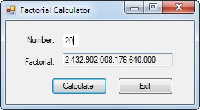 Solved Calculate the factorial of a number In this | Chegg.com