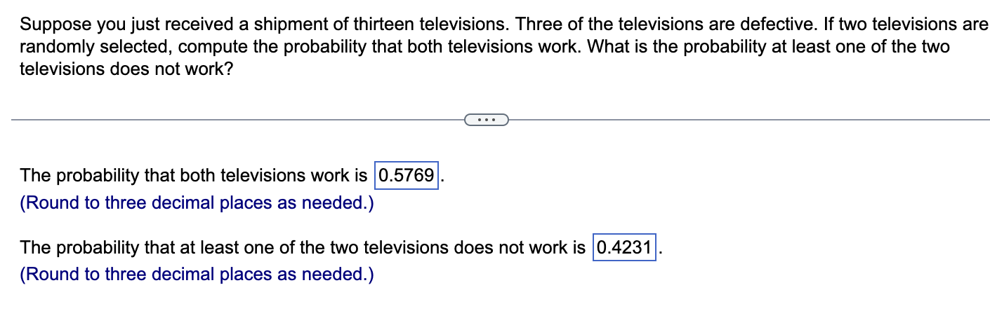 Solved Suppose you just received a shipment of thirteen | Chegg.com