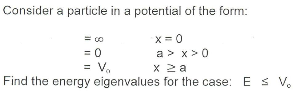 Solved Very importance Quantum mechanics question for those | Chegg.com