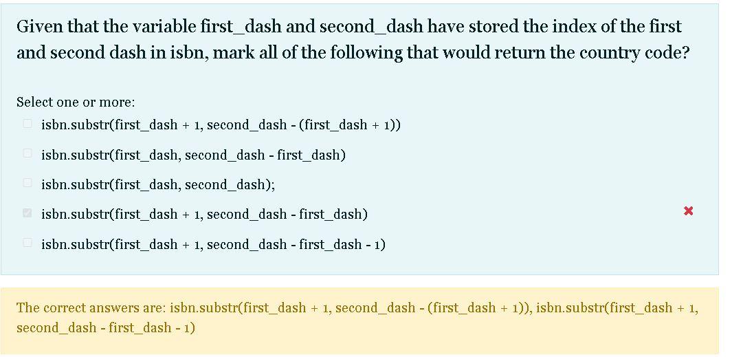 Solved Given that the variable first_dash and second_dash | Chegg.com