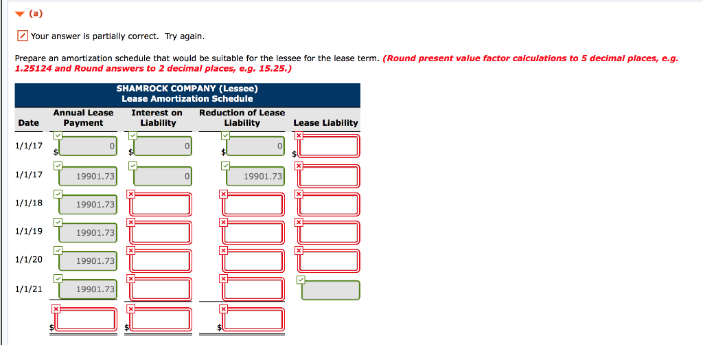 Solved Exercise 21-11 (Part Level Submission) Laura Leasing | Chegg.com