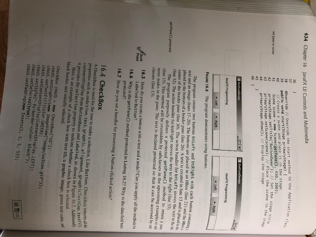 Solved JAVA_HA16.0: UI Controls Demo JavaFX provides | Chegg.com