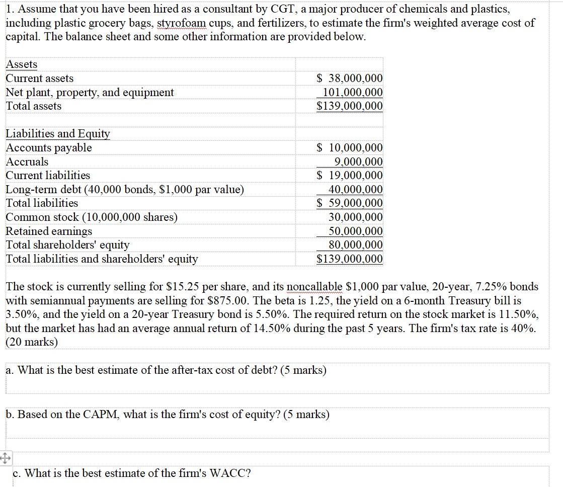 Solved 1. Assume that you have been hired as a consultant by | Chegg.com