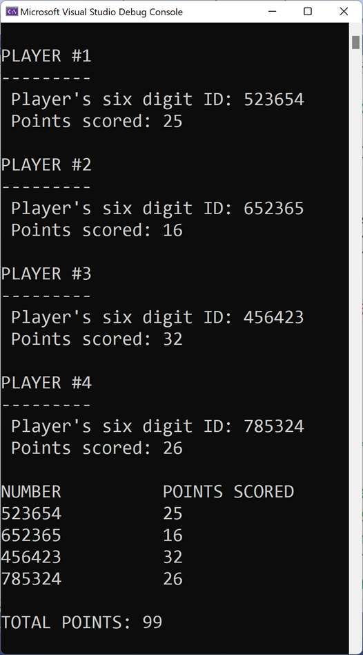 Solved Write a program that stores the following data about | Chegg.com