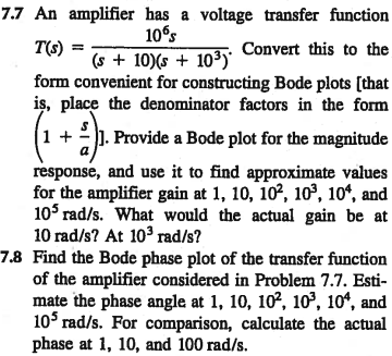 [Solved]: Only need help with problem 7.8, please and thank