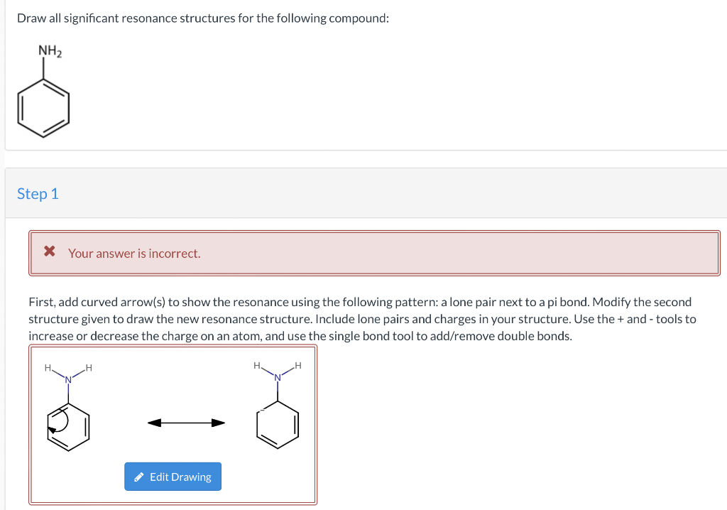 Solved Draw All Significant Resonance Structures For The
