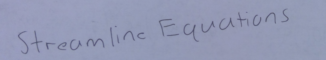 Streamline Equations X-R (10,+10)tSn(A10 | Chegg.com