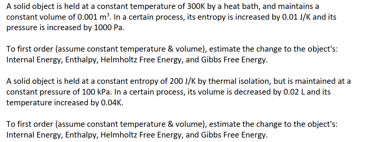 Solved A solid object is held at a constant temperature of | Chegg.com