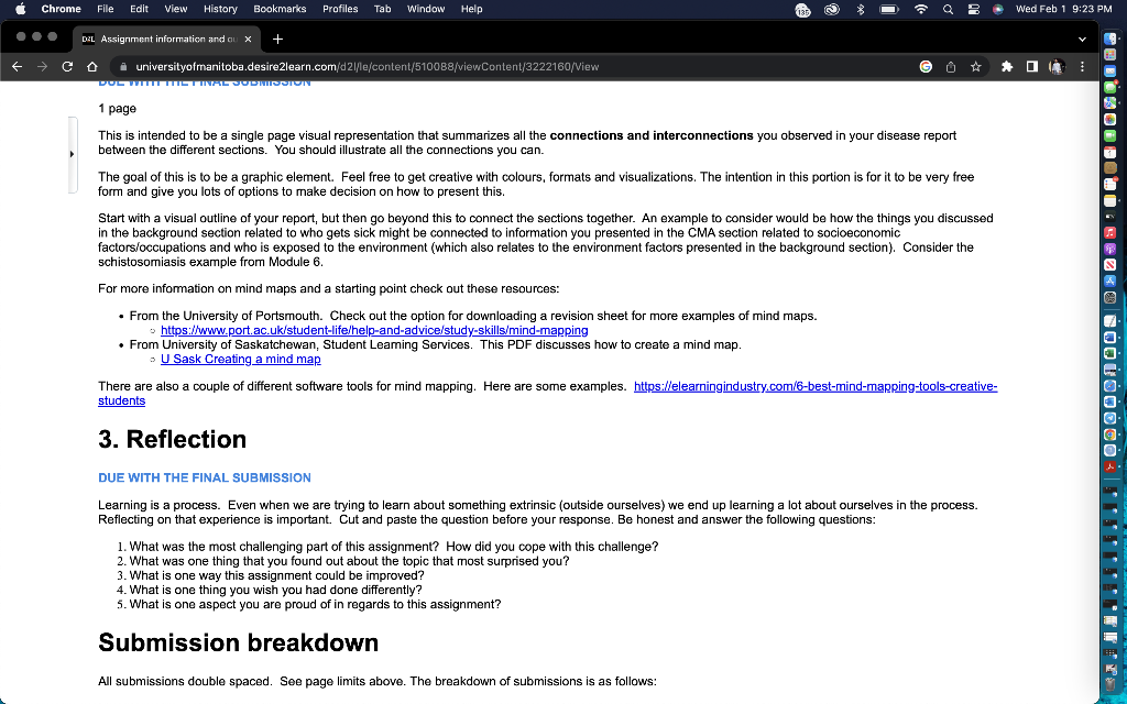 Sections Your report needs to comprise of the | Chegg.com