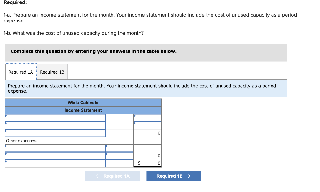 Solved Exercise 3B-1 (Algo) Overhead Rate Based on Capacity | Chegg.com