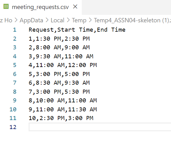 Solved The program is Python. Write a program that schedules | Chegg.com