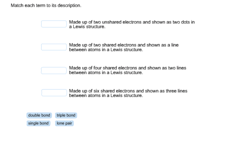 Solved Match each term to its description. Made up of two | Chegg.com