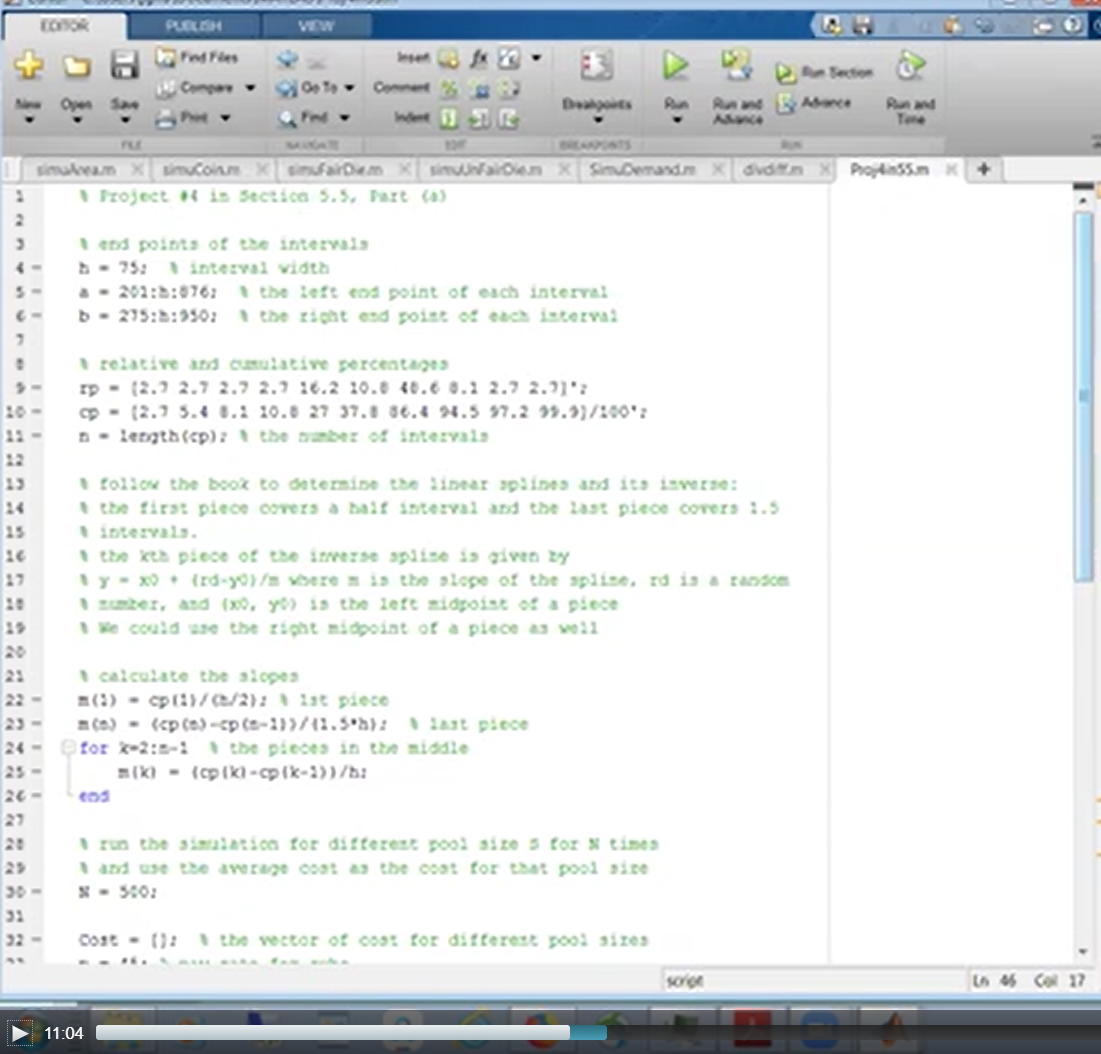 Solved *Matlab Only* Can anyone help me decipher my | Chegg.com