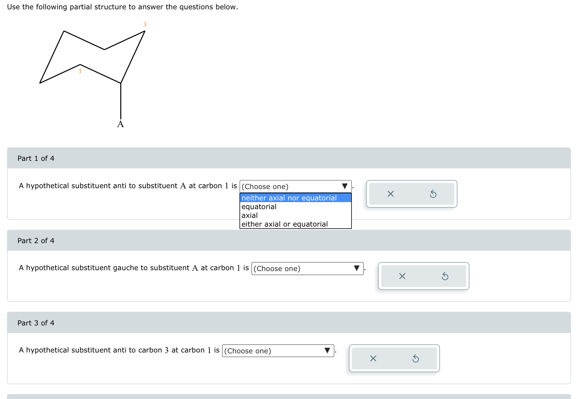 Use the following partial structure to answer the | Chegg.com