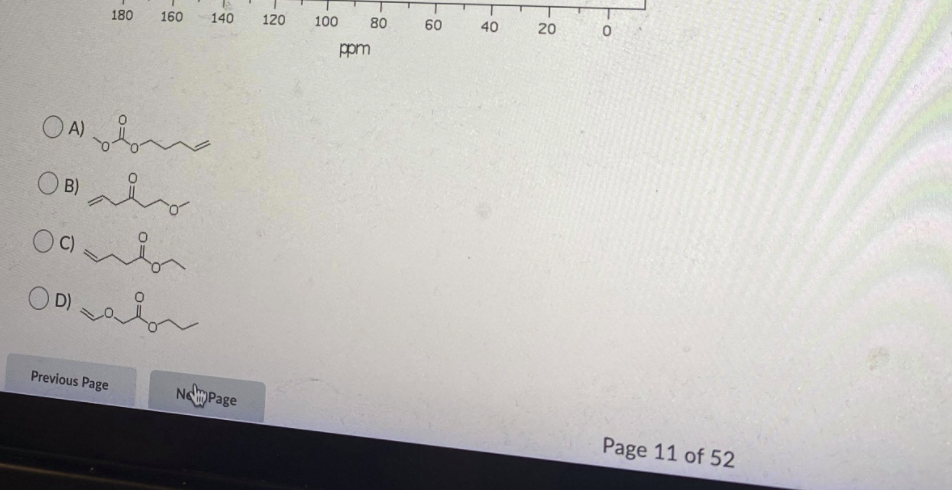Solved Which compound is consistent with the 13C NMR | Chegg.com