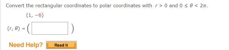 Solved Convert the rectangular coordinates to polar | Chegg.com