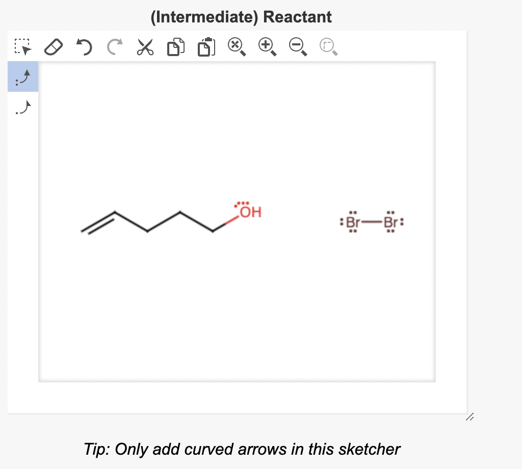 Solved (Intermediate) Reactant охъ X + Br-Br: Tip: Only add | Chegg.com